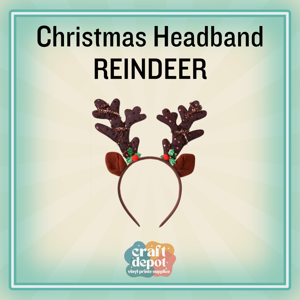 Christmas Headband- Reindeer Antlers – Craft Depot