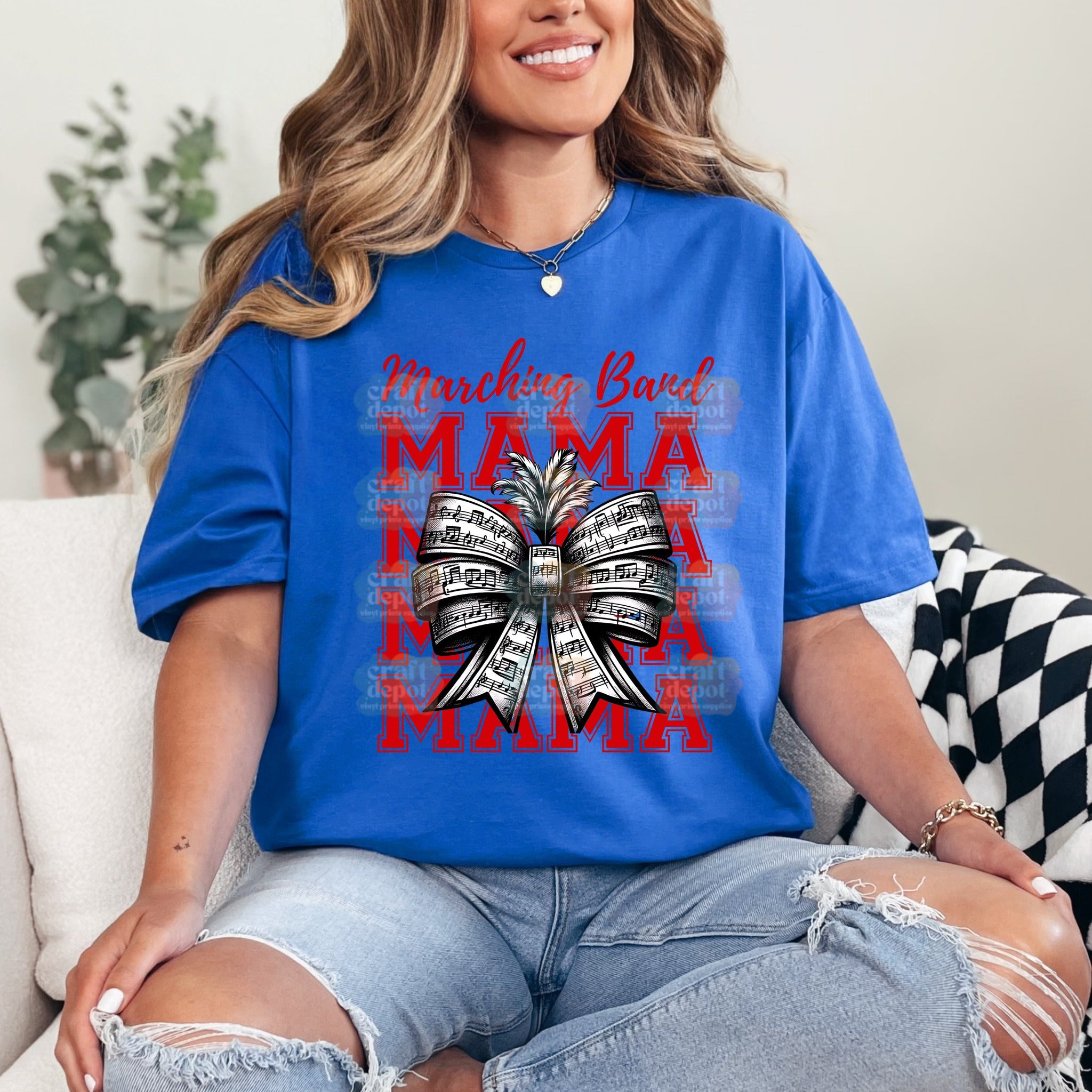 DTF Print-Marching Band Mama-School Teams – Craft Depot RGV